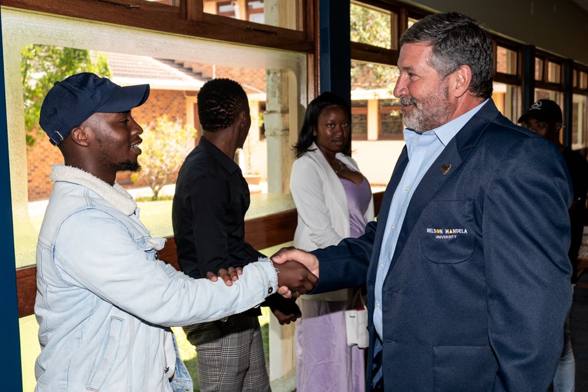 Campus Head, Dr Kaluke Mawila engages with local student leaders ...